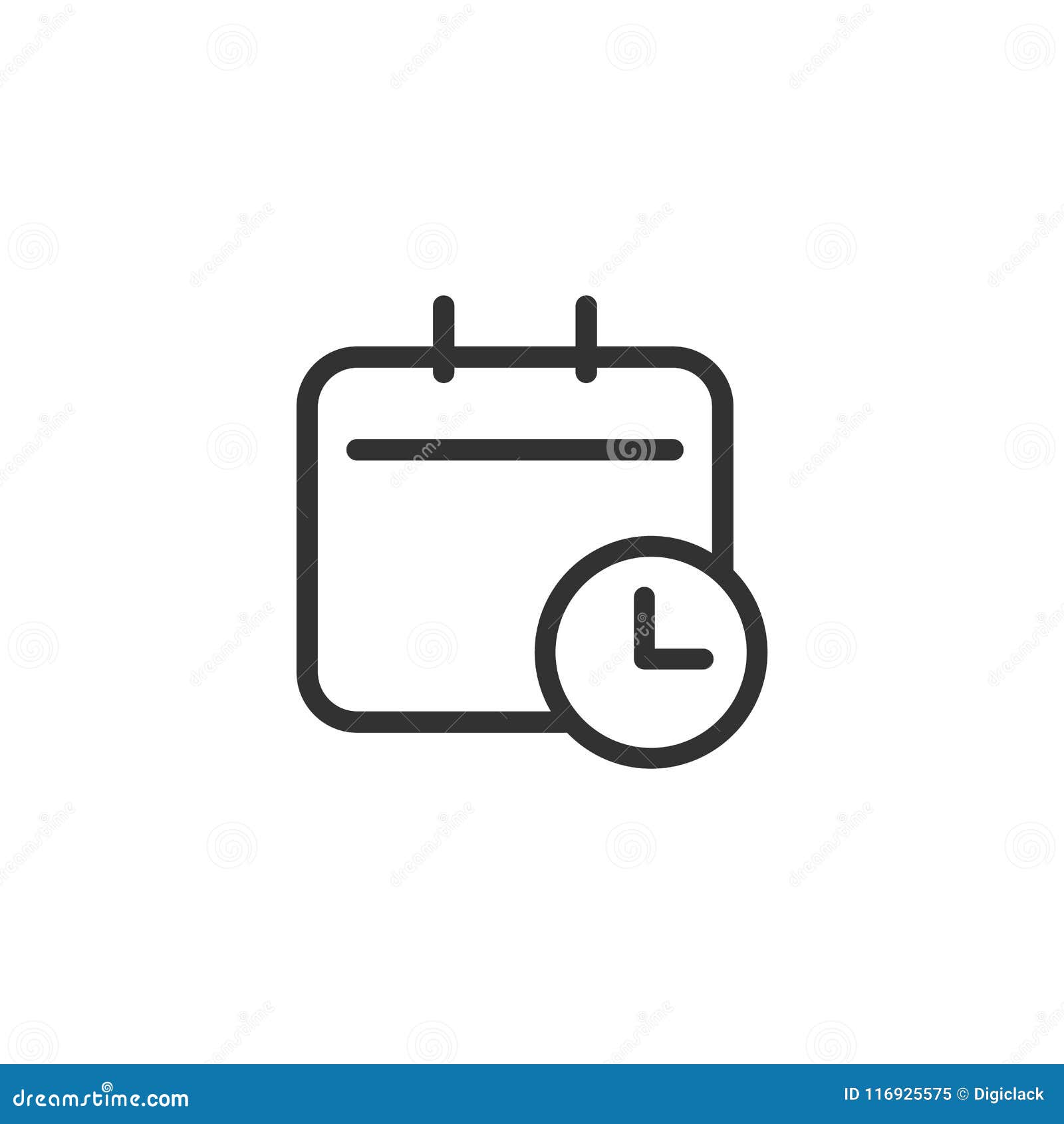 Event Line Icon Design stock illustration. Illustration of date - 116925575