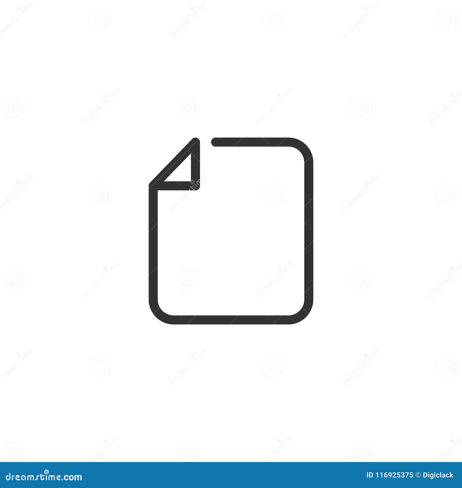 File Line Icon Design stock illustration. Illustration of word - 116925375