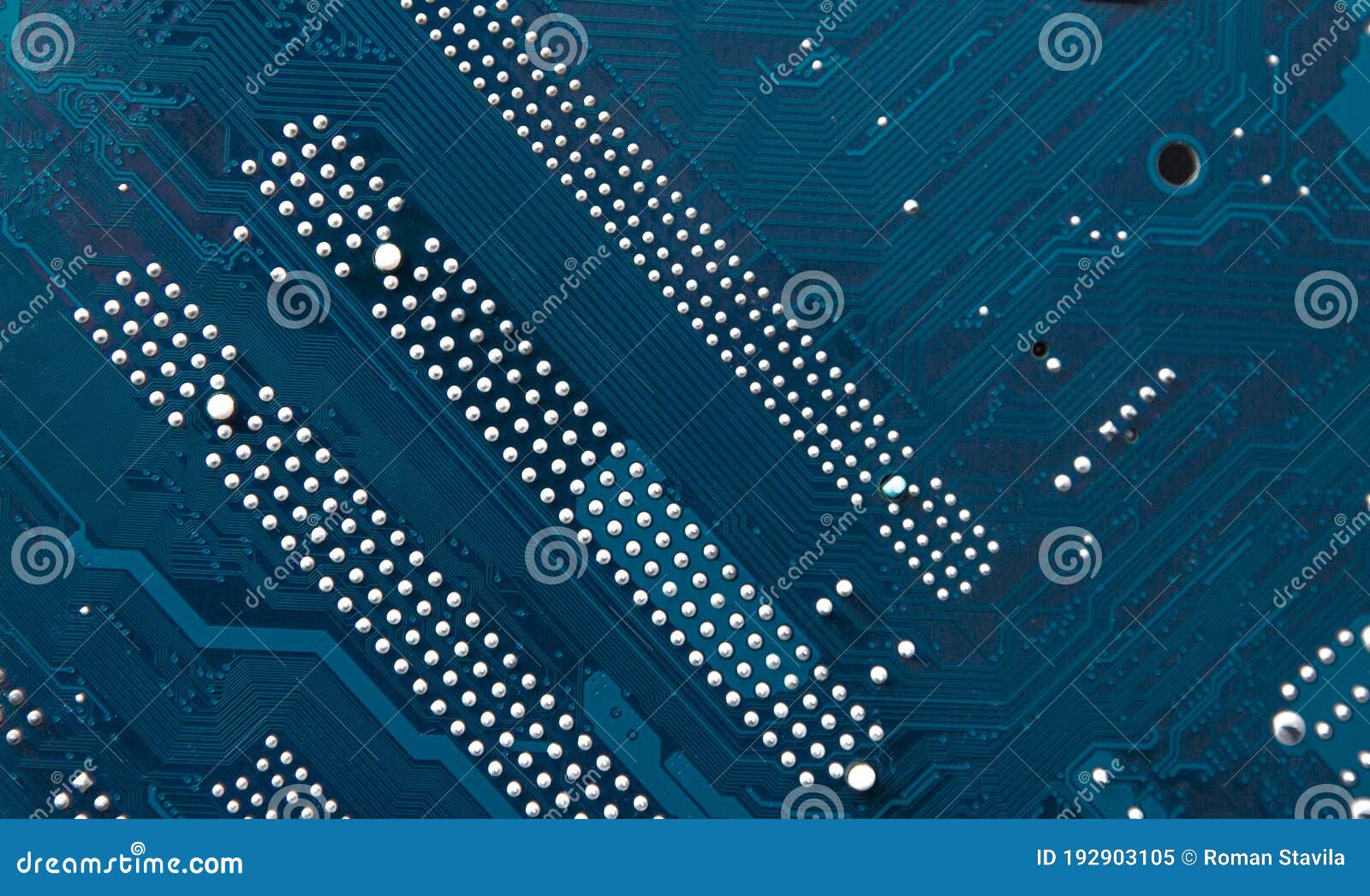 Modern Printed Circuit Board, Electronic Circuit Board, Textolite Stock ...