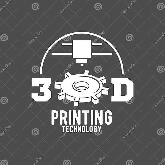 Modern Printer Badge, Logotype and Icon Stock Vector - Illustration of ...