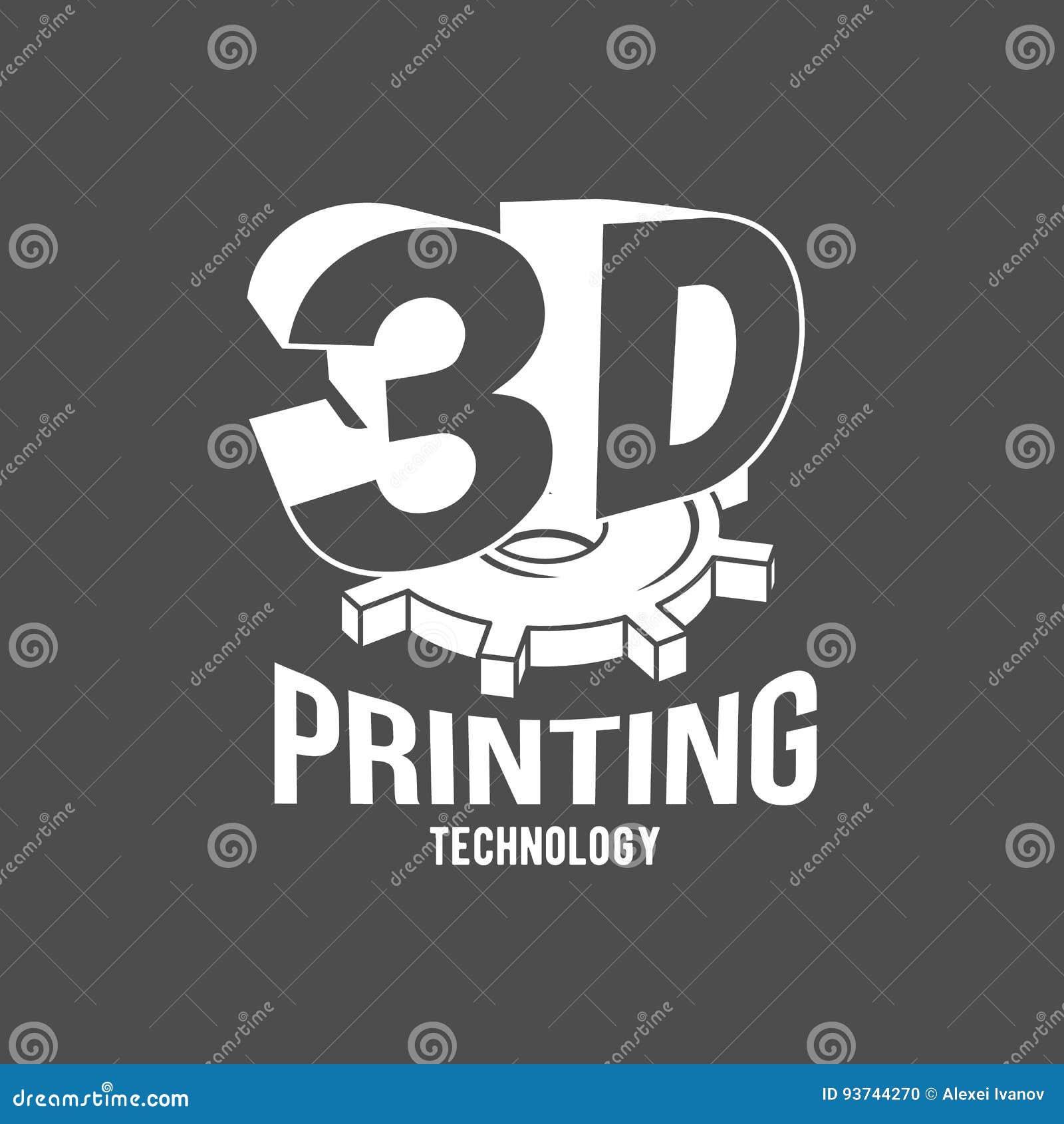 Modern Printer Badge, Logotype and Icon Stock Vector - Illustration of ...