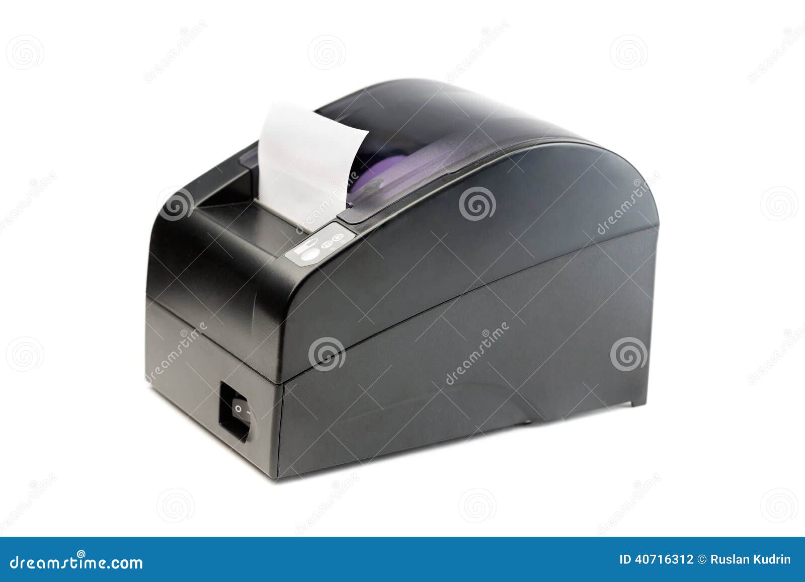 Modern Printer Checks for Point of Sales Systems. Stock Photo - Image ...