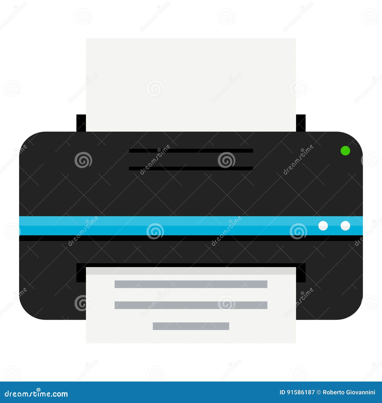 3D Printer Flat Line Icon. Vector Outline Illustration Of Prototype ... 3D Printer Flat Line Icon. Vector Outline Illustration Of Prototype ...