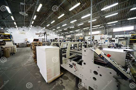 Modern printing house stock photo. Image of gears, media - 4924222