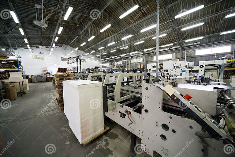 Modern printing house stock photo. Image of gears, media - 4924222