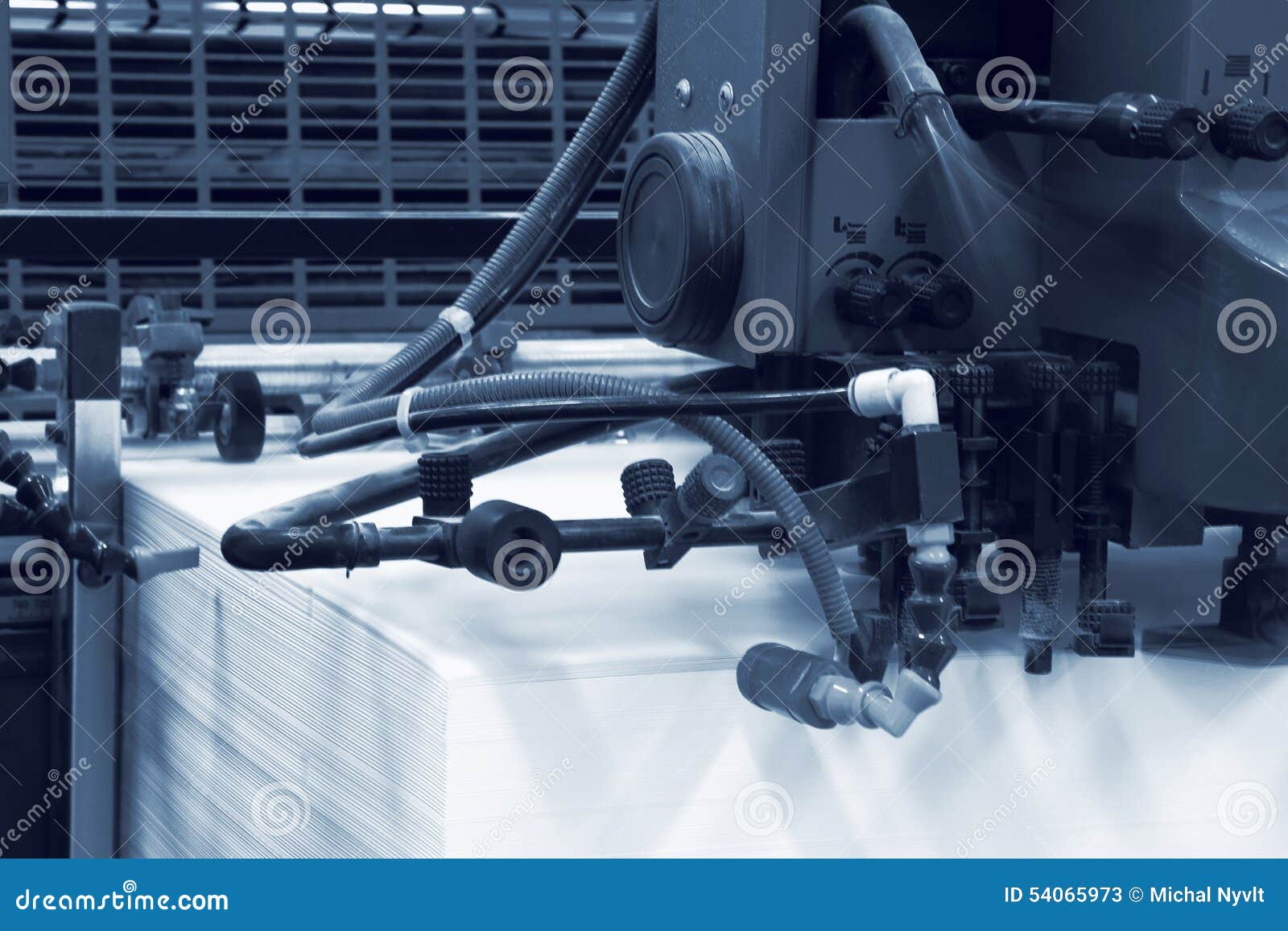 Modern printing house stock image. Image of closer, paper - 54065973