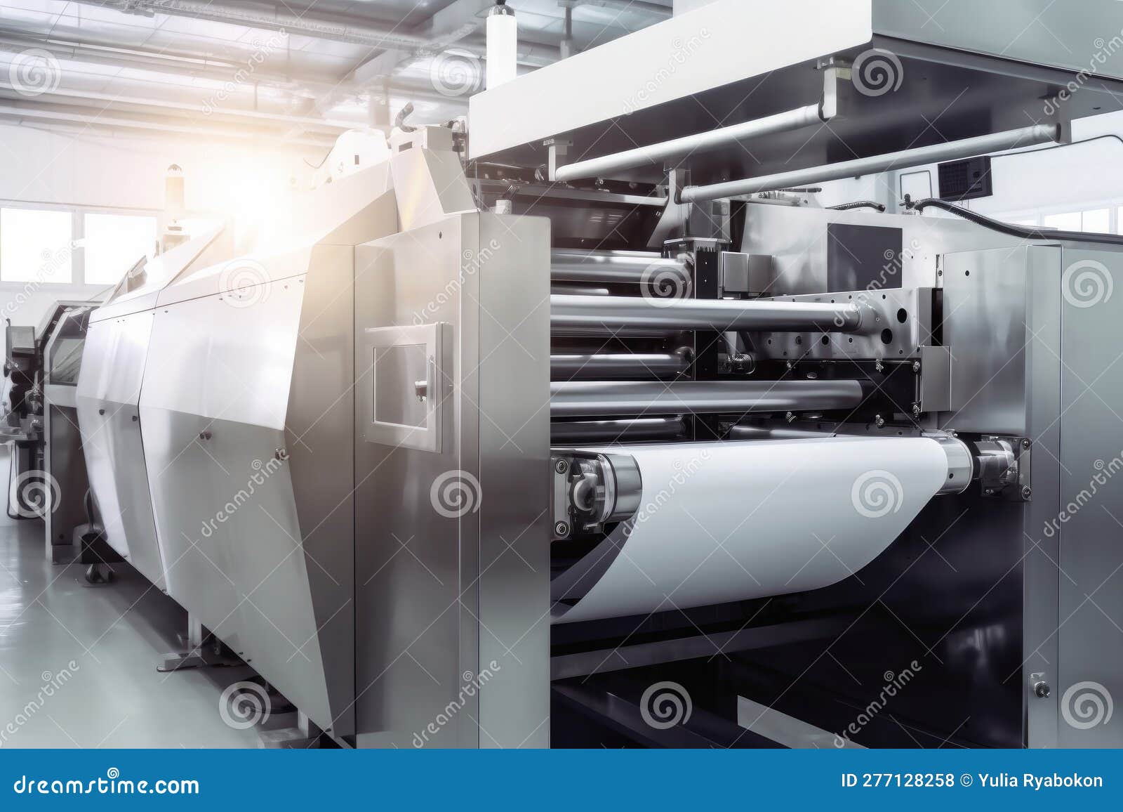 Modern Printing Machine. Generate AI Stock Illustration - Illustration ...
