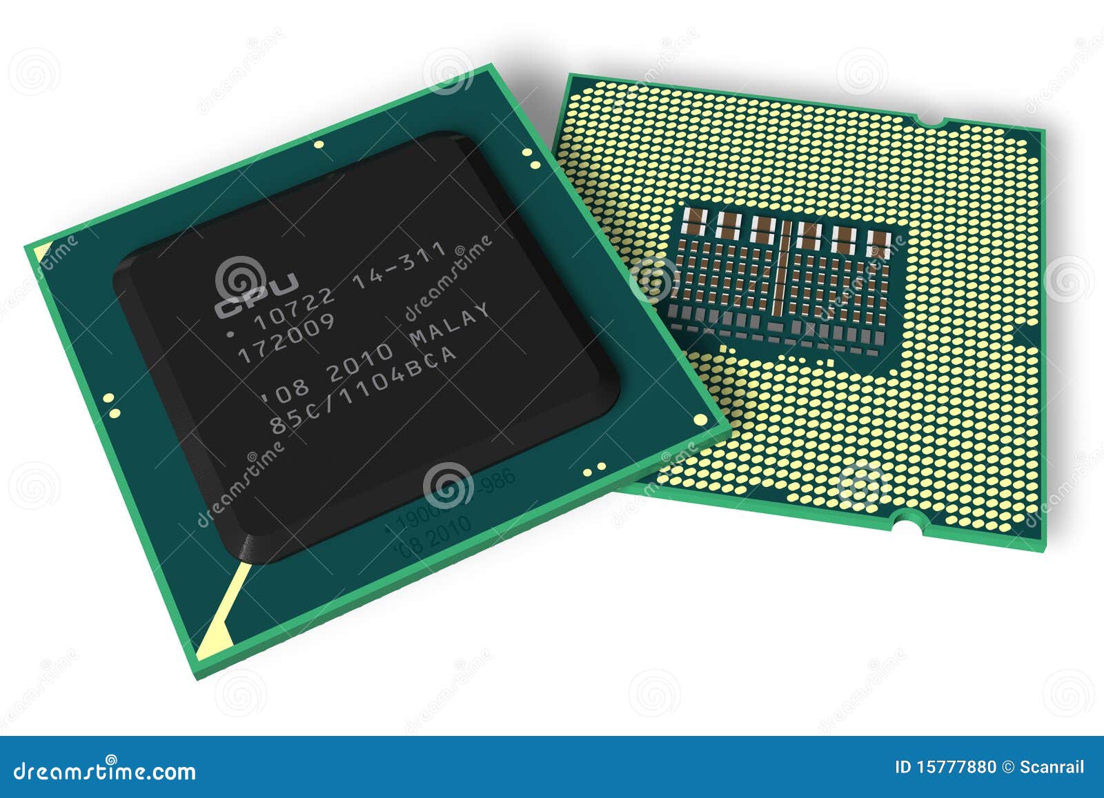 Modern processors stock illustration. Illustration of element - 15777880
