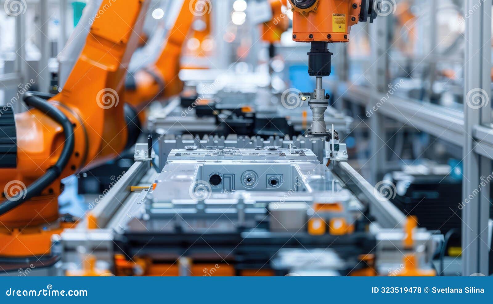 Modern Production Facility Featuring Precision Tools and Machinery ...