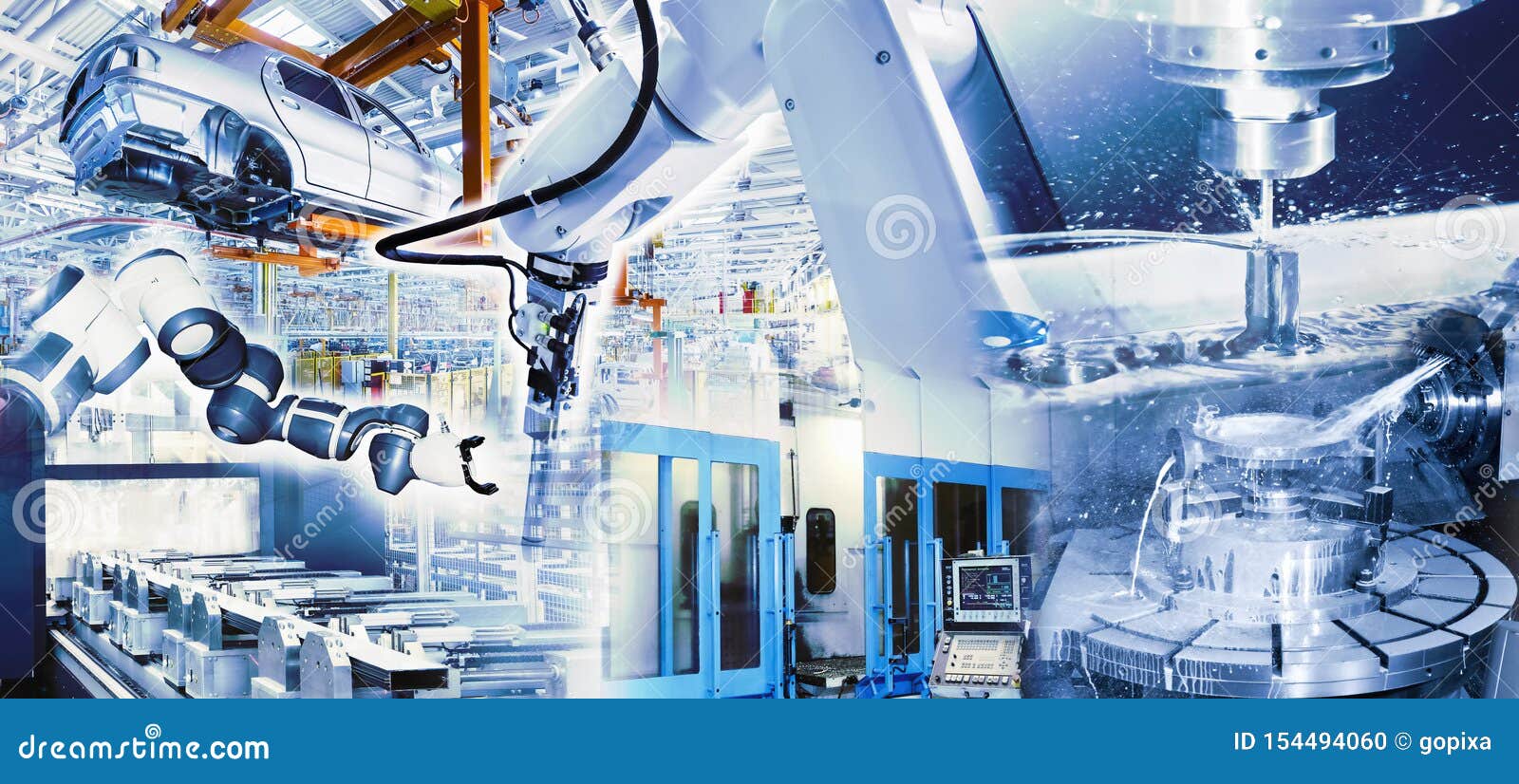 Modern Production in the Industrial Enterprise Stock Photo - Image of ...