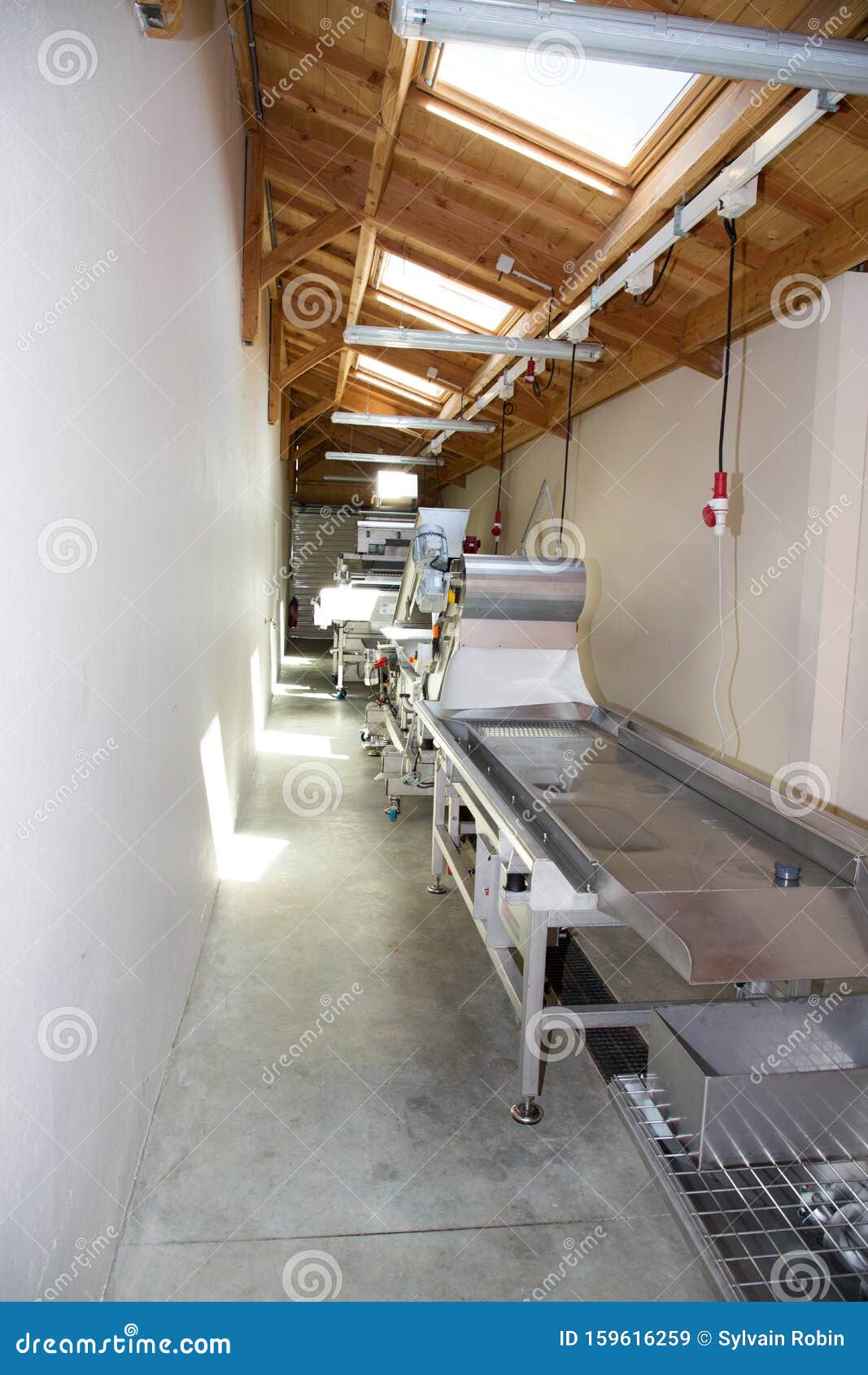 Modern Production Line Winery Machine for Wine Grapes Editorial Stock ...