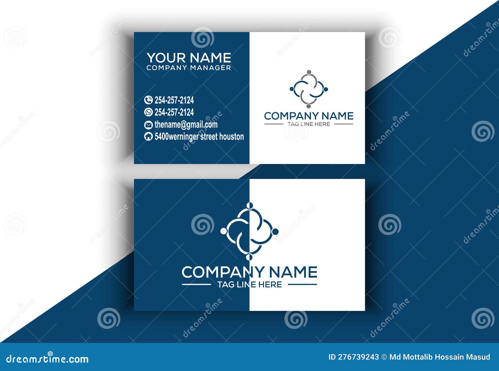 Modern Professional Business Card Logo Design, Vector Design Concept ...