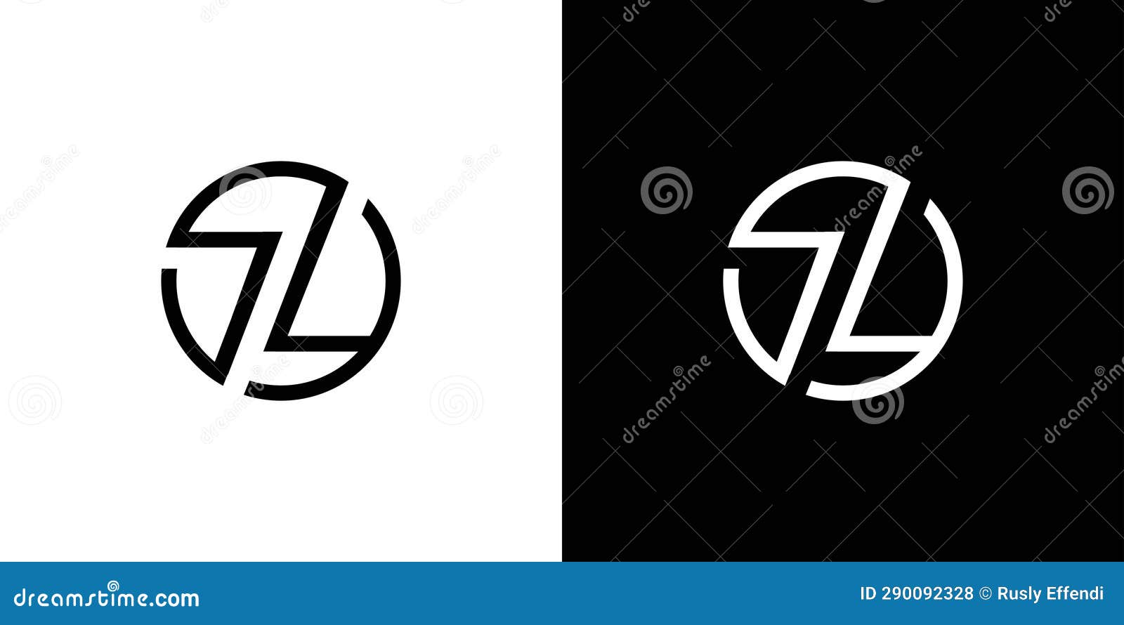 Modern and Strong Letter SL Logo Design Stock Illustration ...