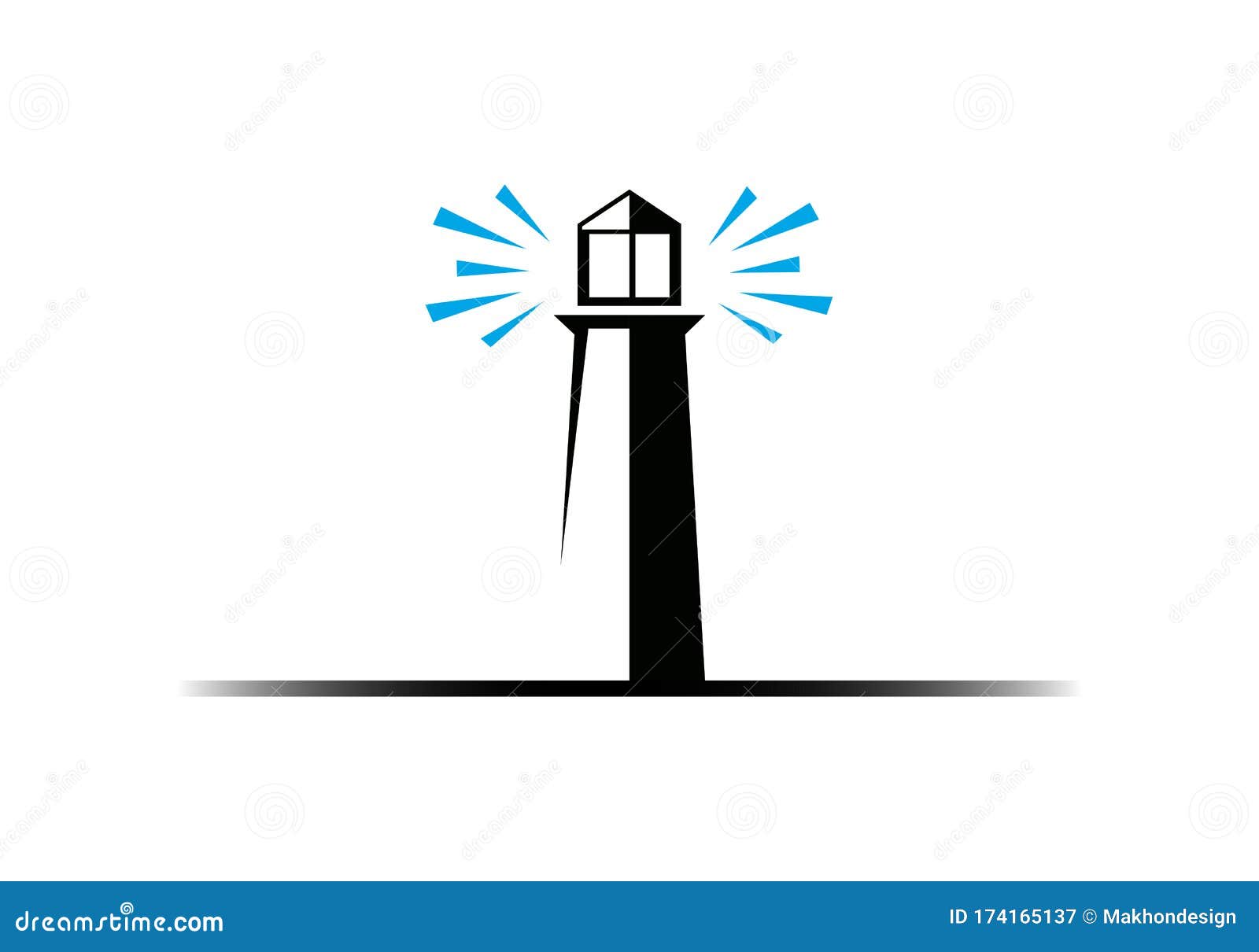 Modern Professional Lighthouse Logo Emblem . Harbor Logo Stock Vector ...