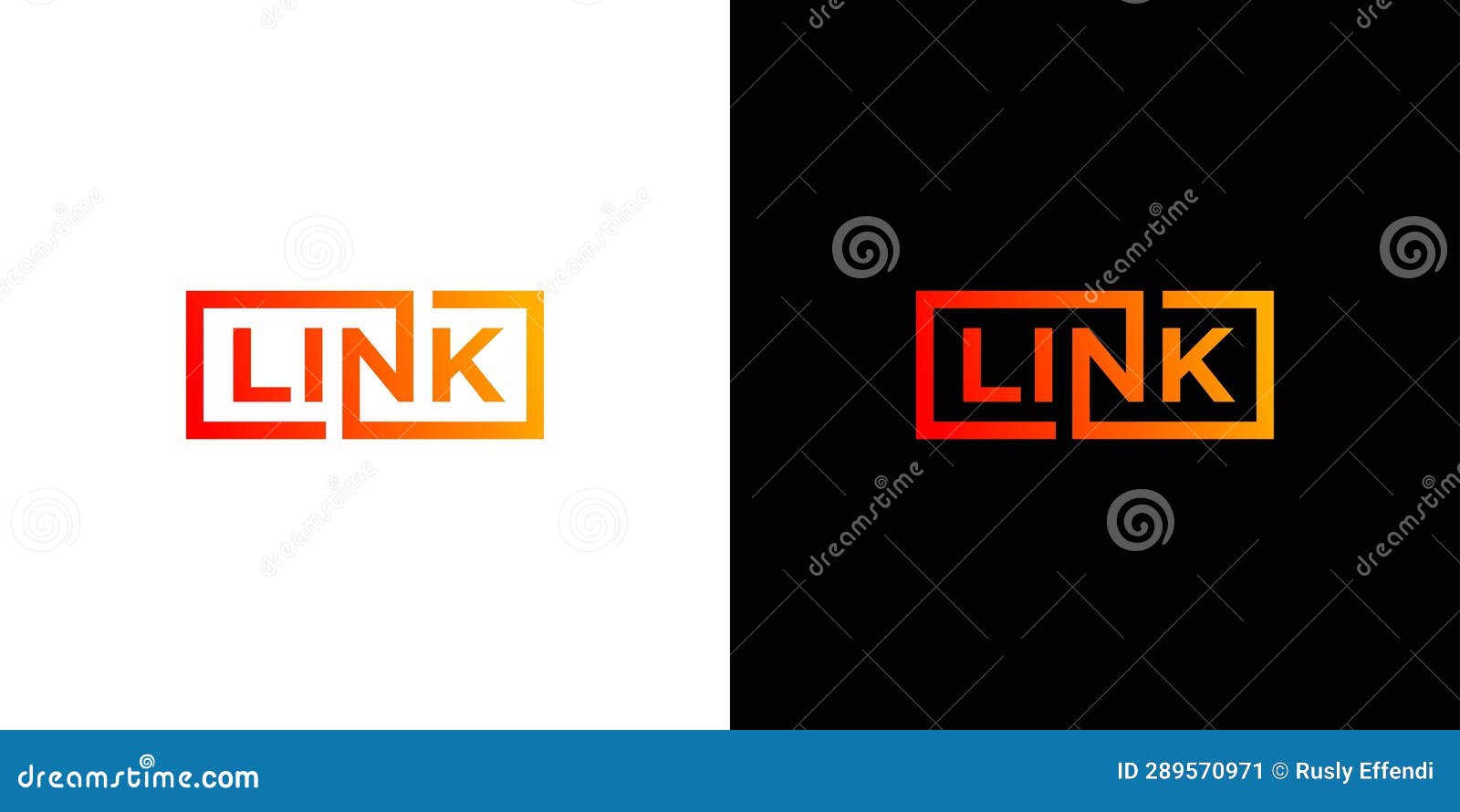 Modern and Unique Link Logo Design Stock Illustration - Illustration of ...