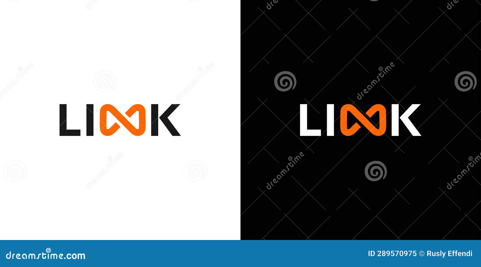 Modern and Unique Link Logo Design Stock Illustration - Illustration of ...