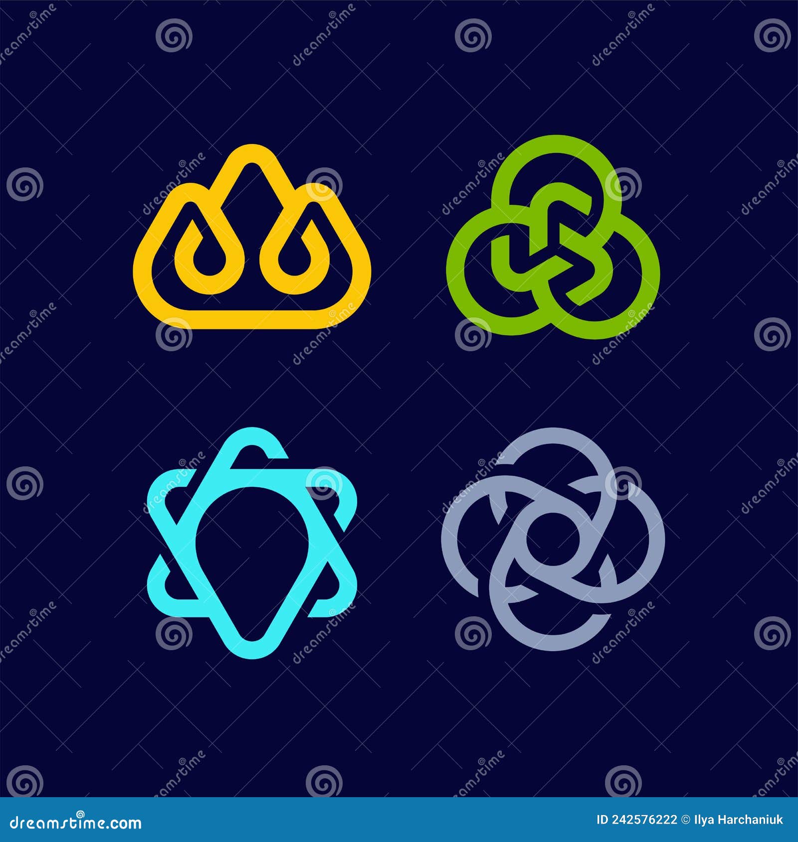 Modern Professional Logo with a Geo Location Image Stock Vector ...