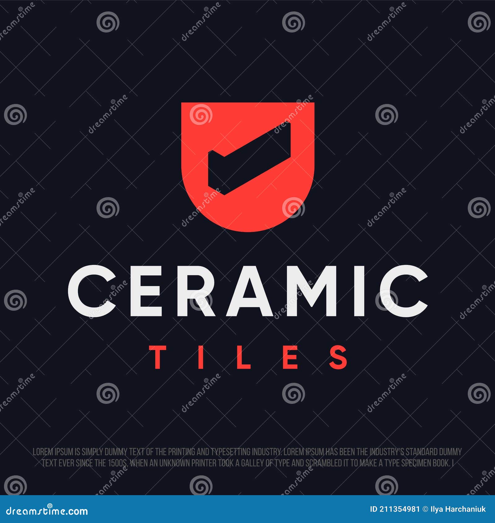 Modern Professional Logo with the Image of Ceramic Tiles, for the ...