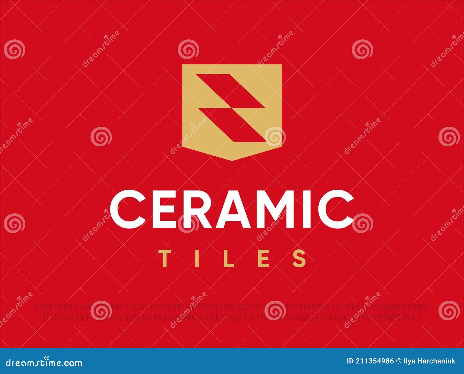 Modern Professional Logo with the Image of Ceramic Tiles, for the ...