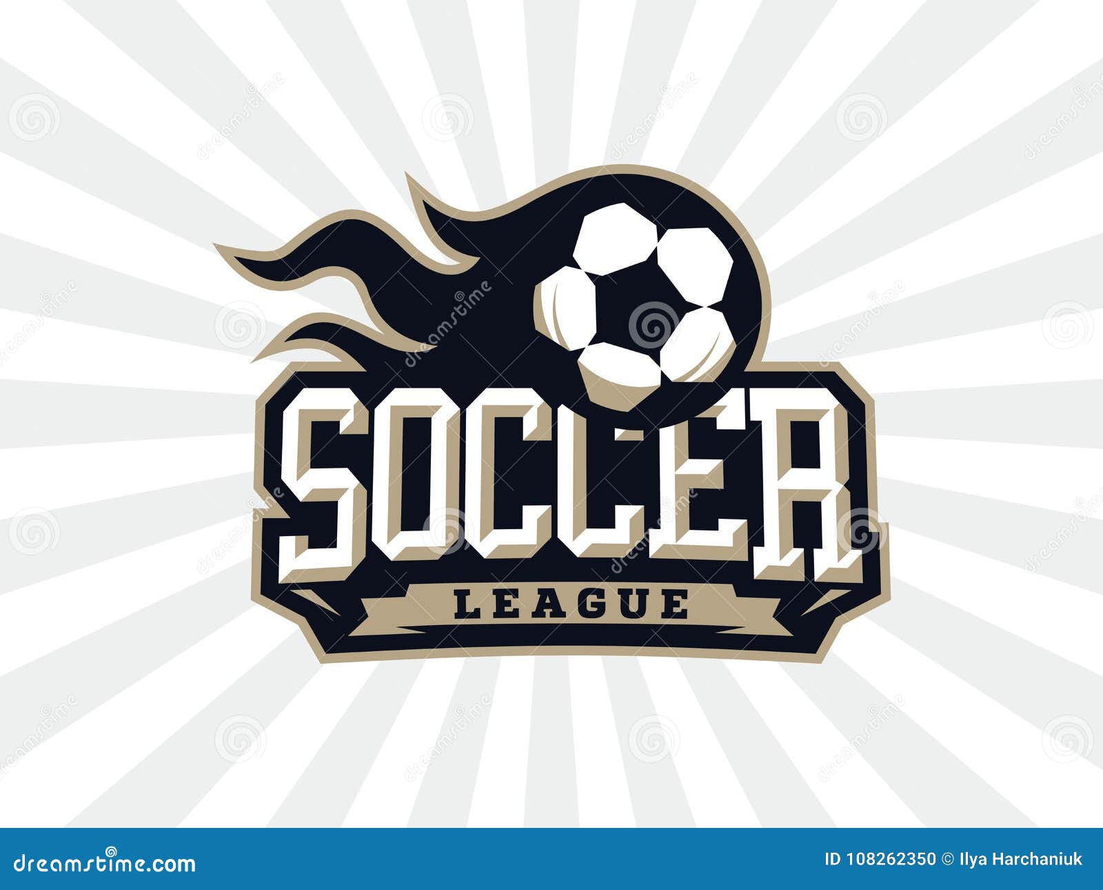 Modern Professional Soccer Logo for Sport Team Editorial Image ...