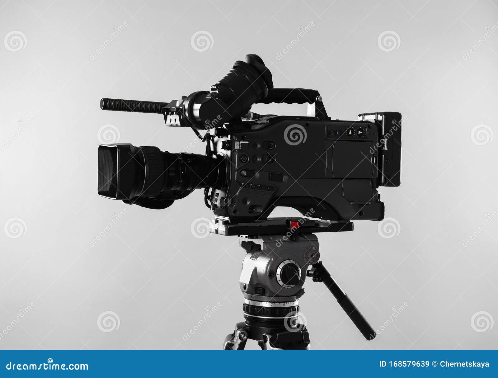 Modern Professional Video Camera Stock Image - Image of business, movie ...