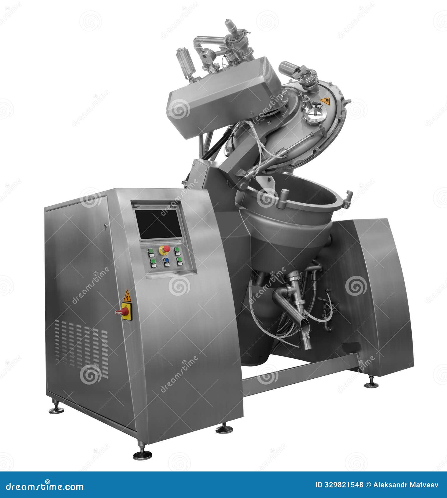 Modern, Programmable Industrial Mixer for the Production of Meat ...