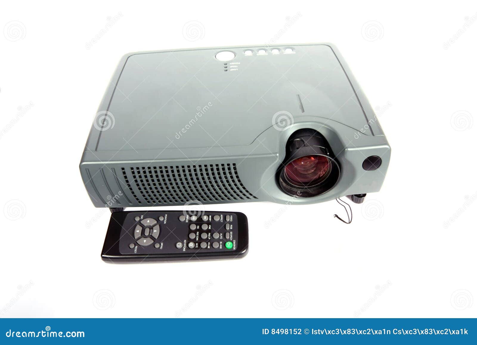 Modern projector stock photo. Image of remote, digital - 8498152