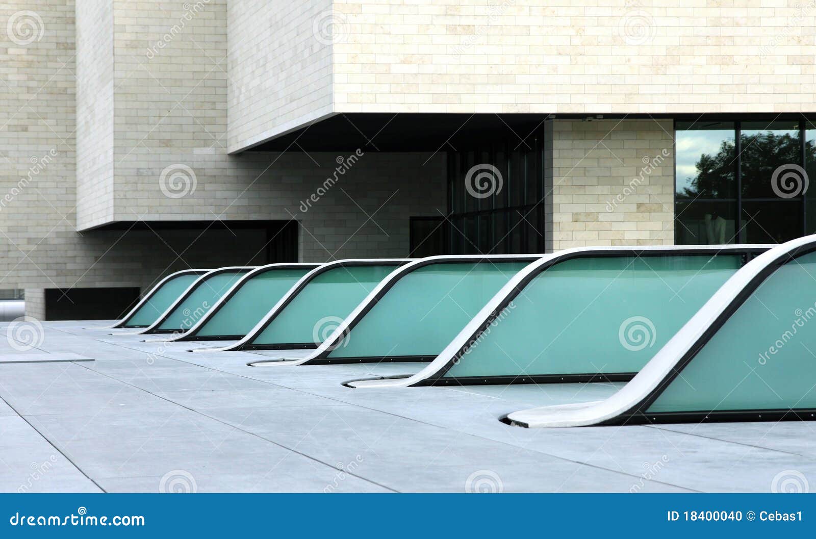 Modern public building stock photo. Image of architecture - 18400040