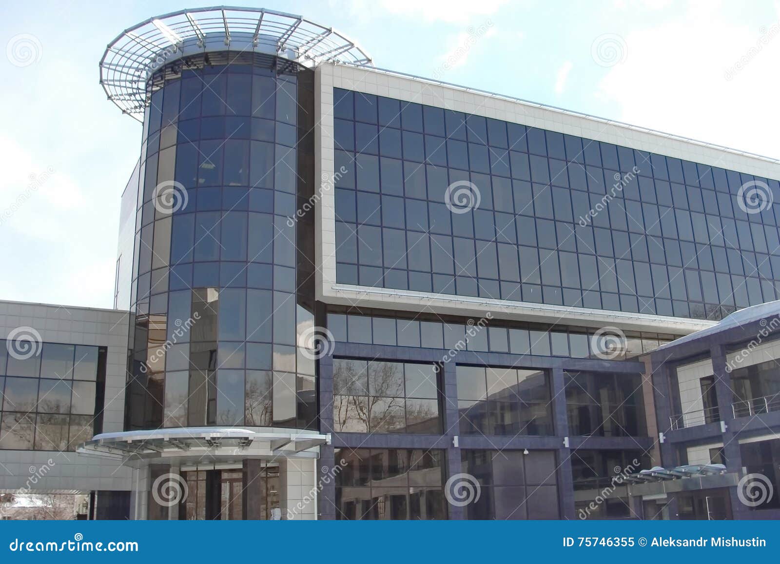 Modern Public Building stock image. Image of home, clinic - 75746355