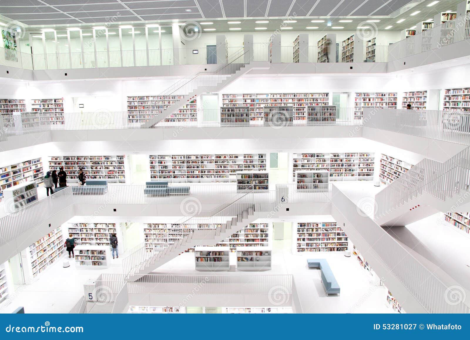 Modern public library stock image. Image of germany, culture - 53281027