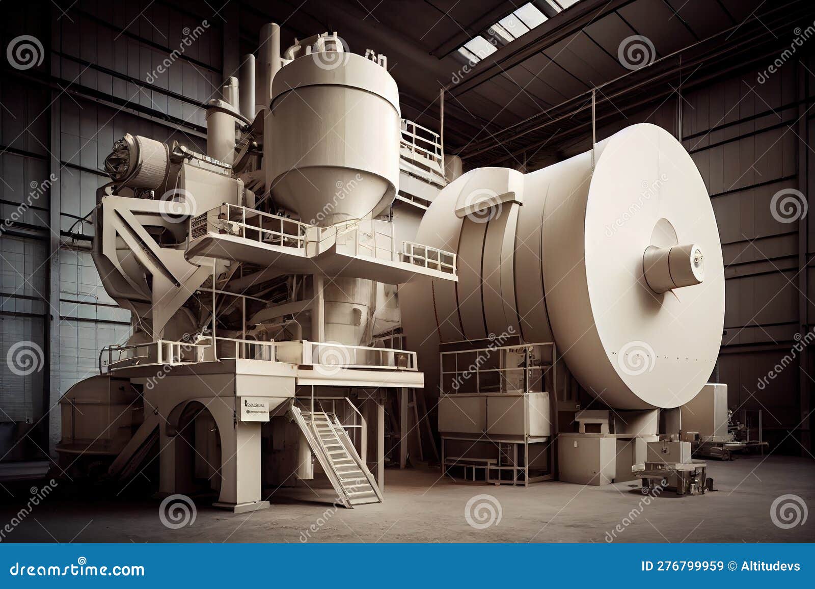Modern Pulp and Paper Mill, with State-of-the-art Equipment and ...