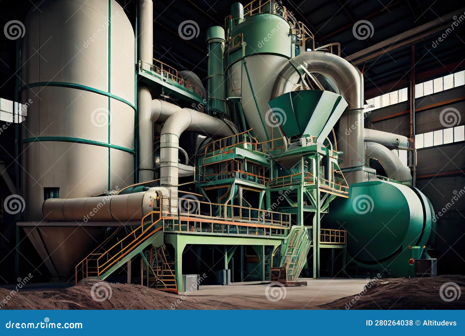 Modern Pulp and Paper Mill, with State-of-the-art Equipment and ...