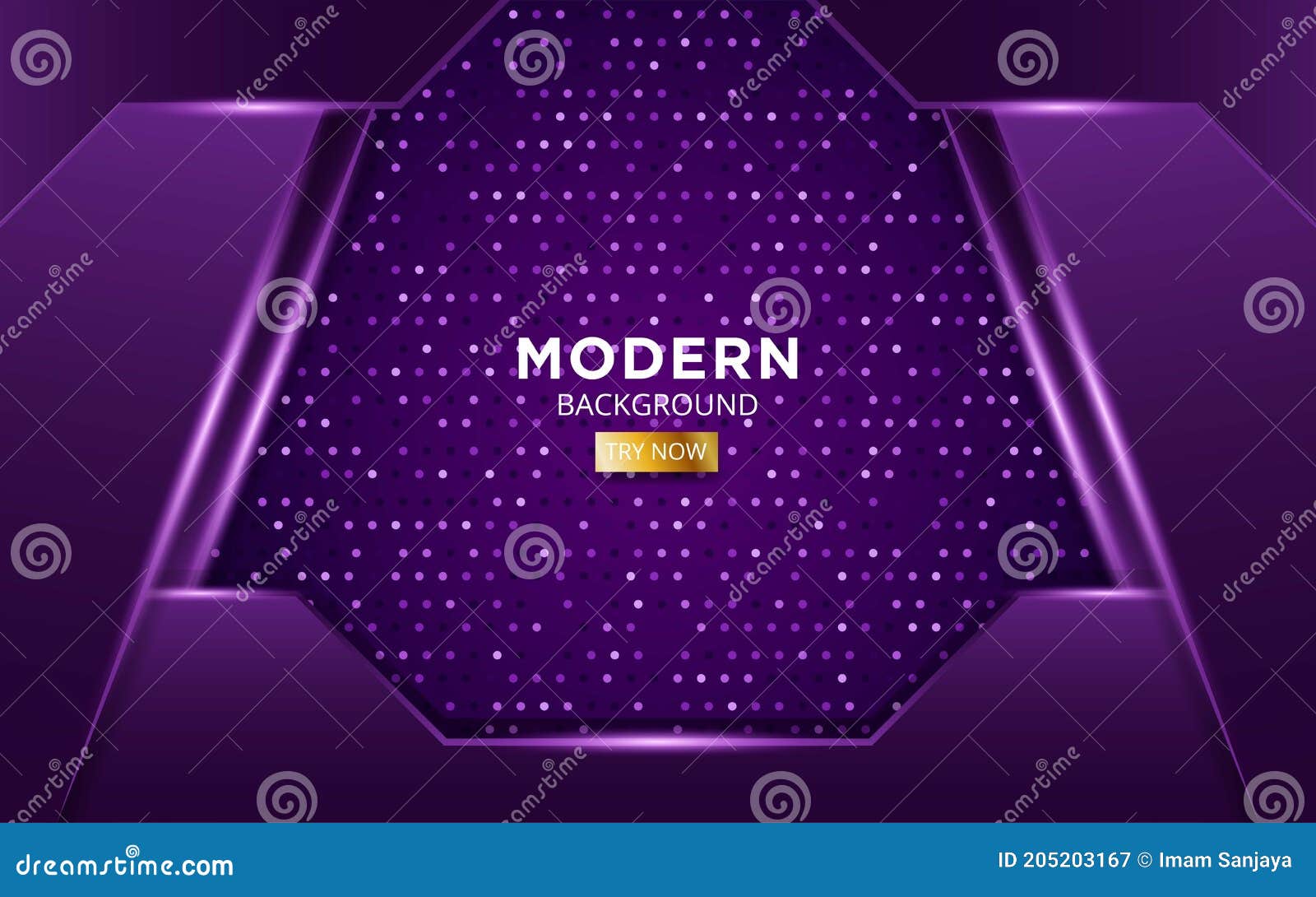 Modern Purple Background with Purple Line.Overlap Layers with Paper ...