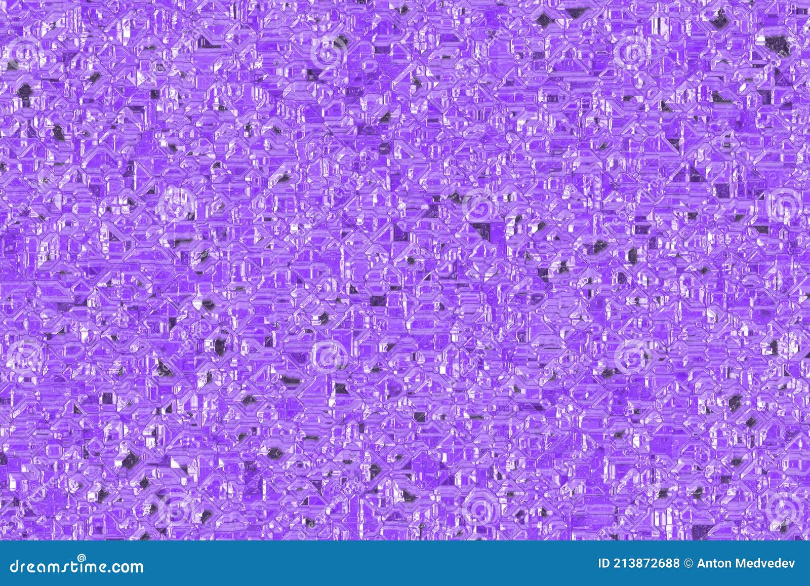 Design Purple Electronic Crystalline Pattern Digitally Made Texture ...