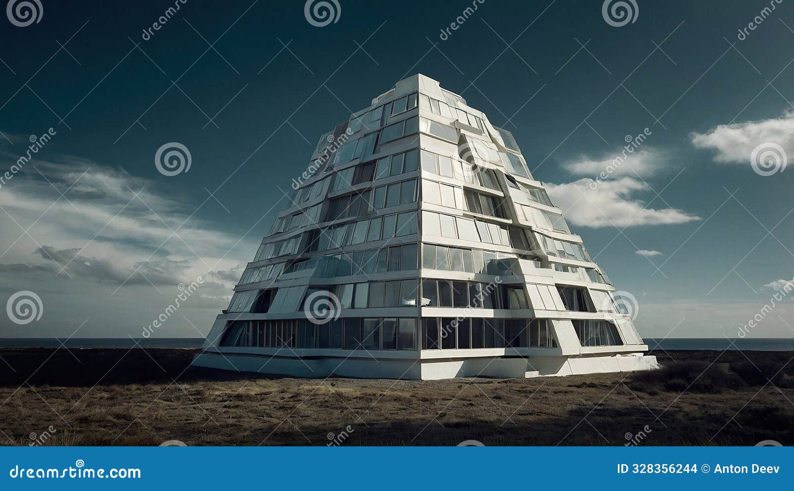 Modern Pyramid Stock Image | CartoonDealer.com #66777055