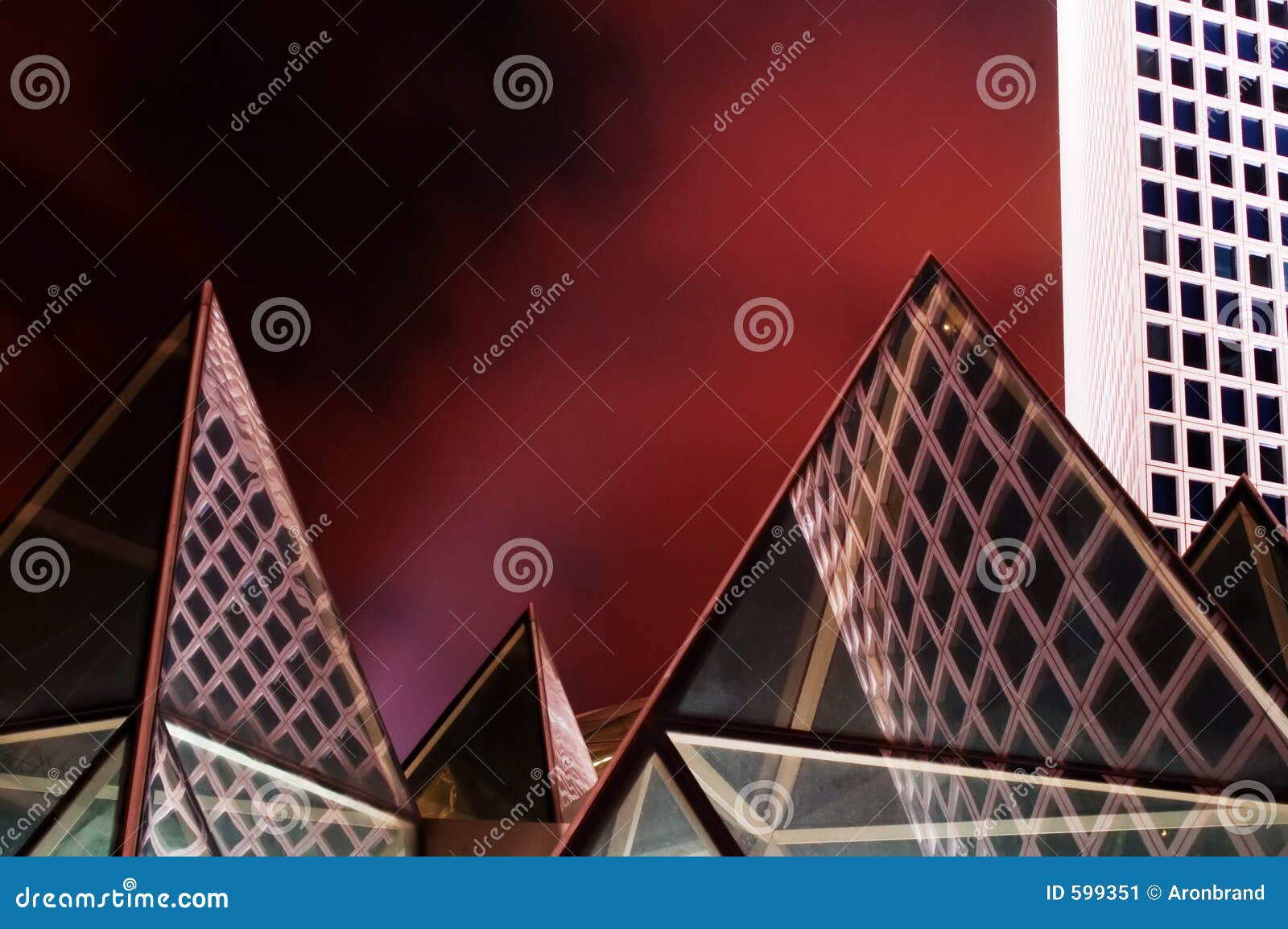 Modern pyramids stock image. Image of architecture, enterprise - 599351