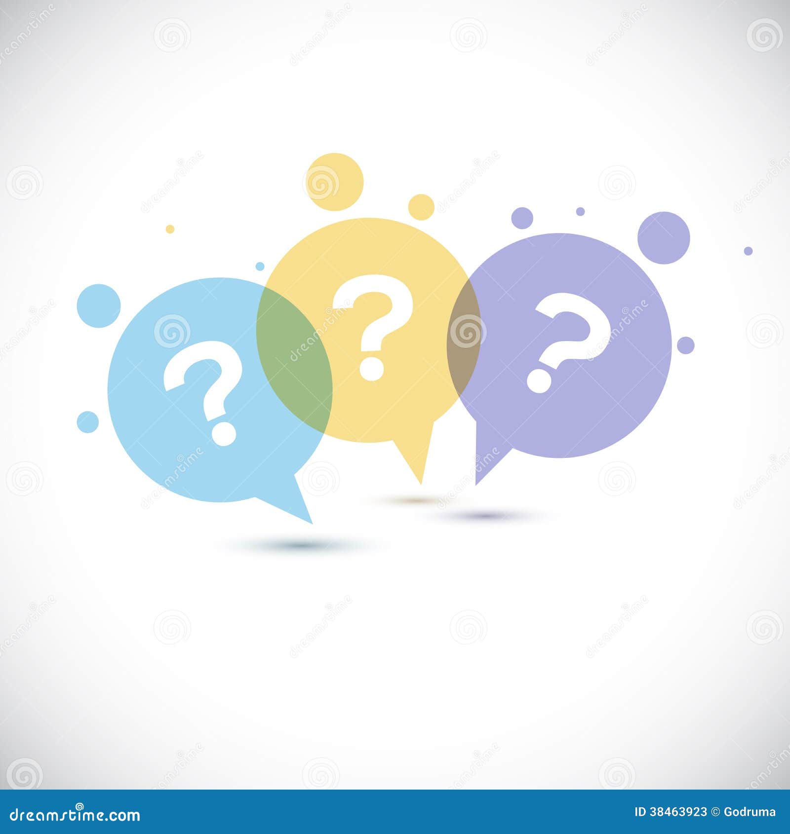 Modern Question mark icon stock vector. Illustration of idea - 38463923