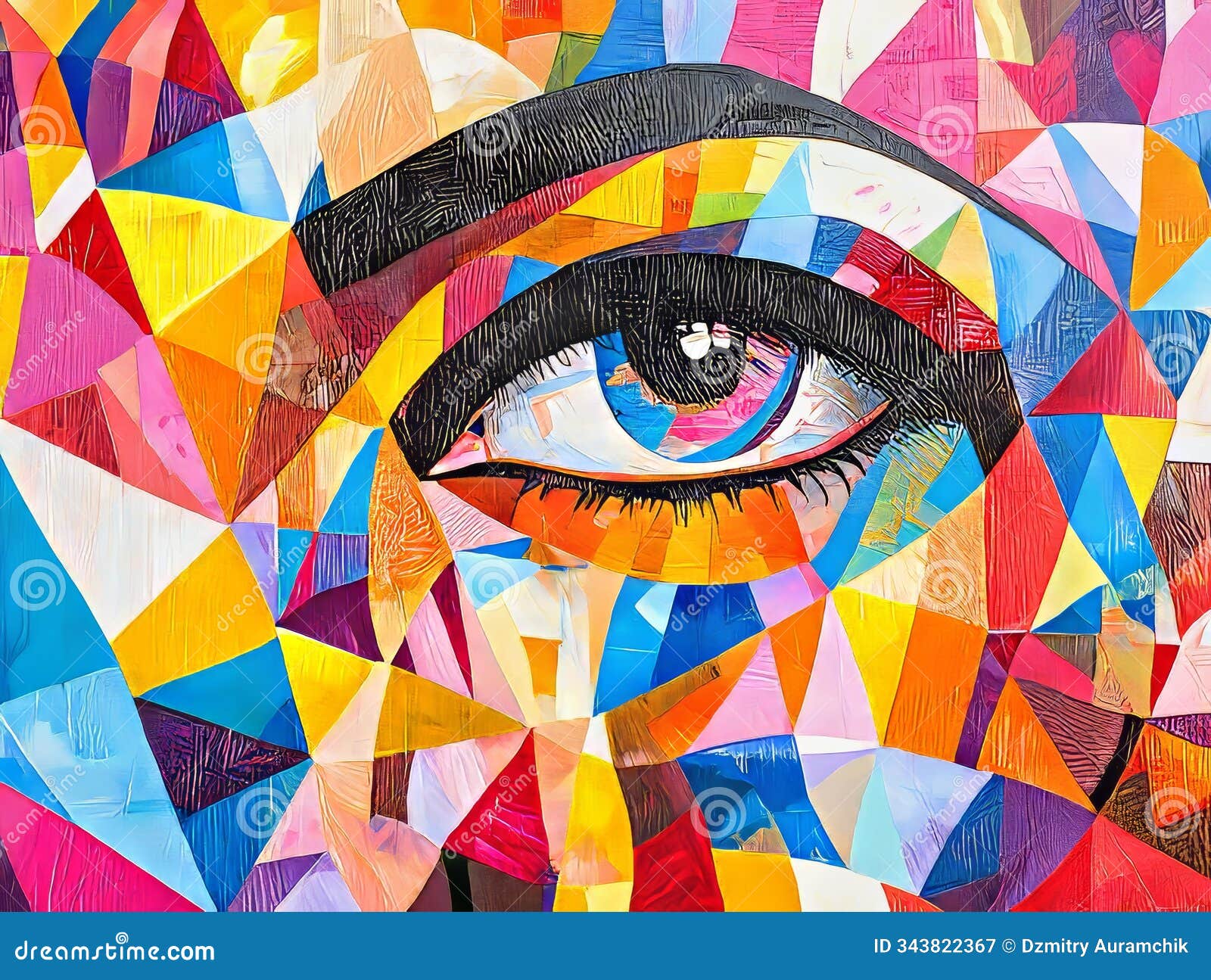 This Modern Quote Image Features Geometric Patterns and Bright Colors ...