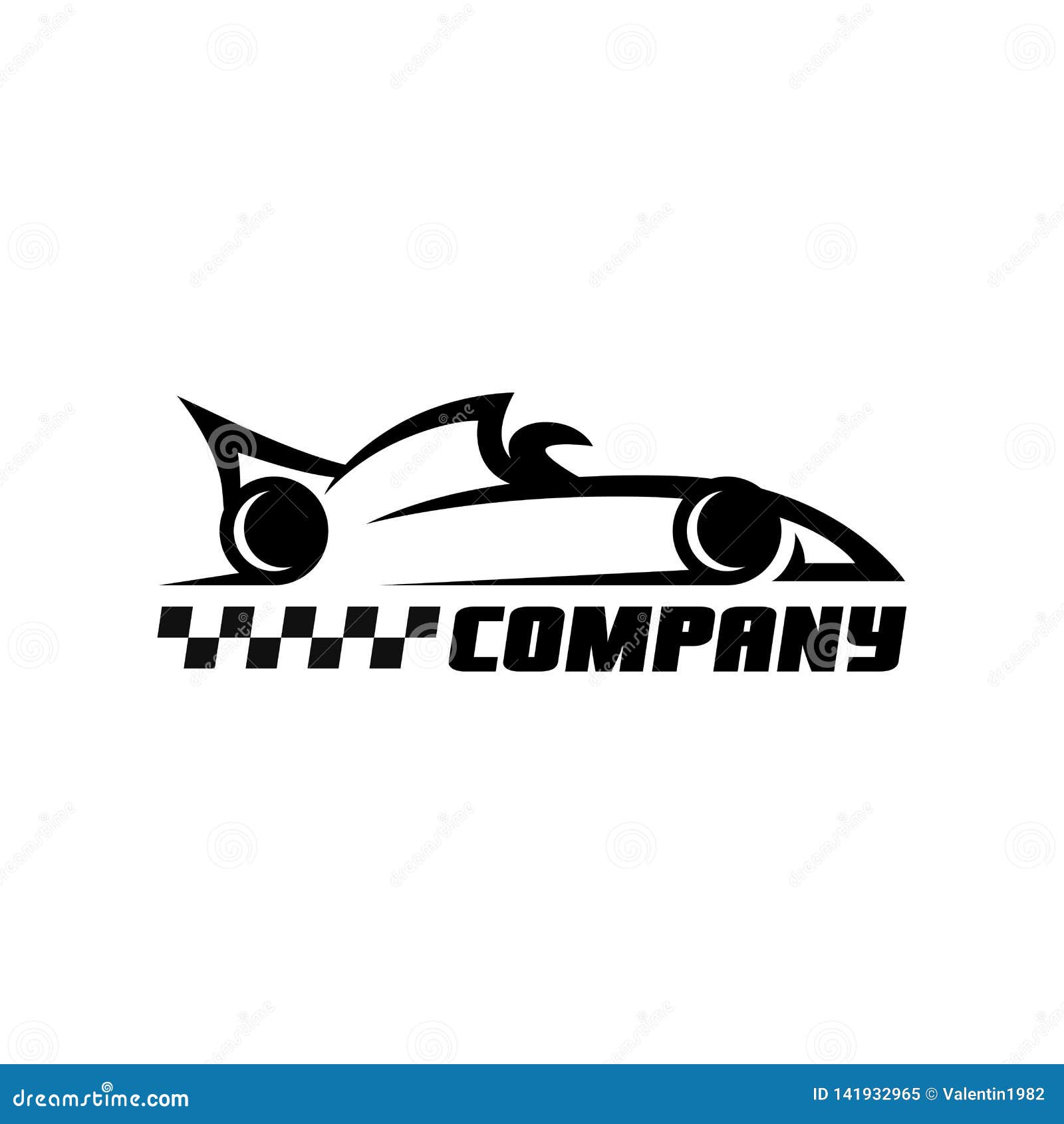 Modern Racing Balid Logo. Vector Illustration. Stock Vector ...