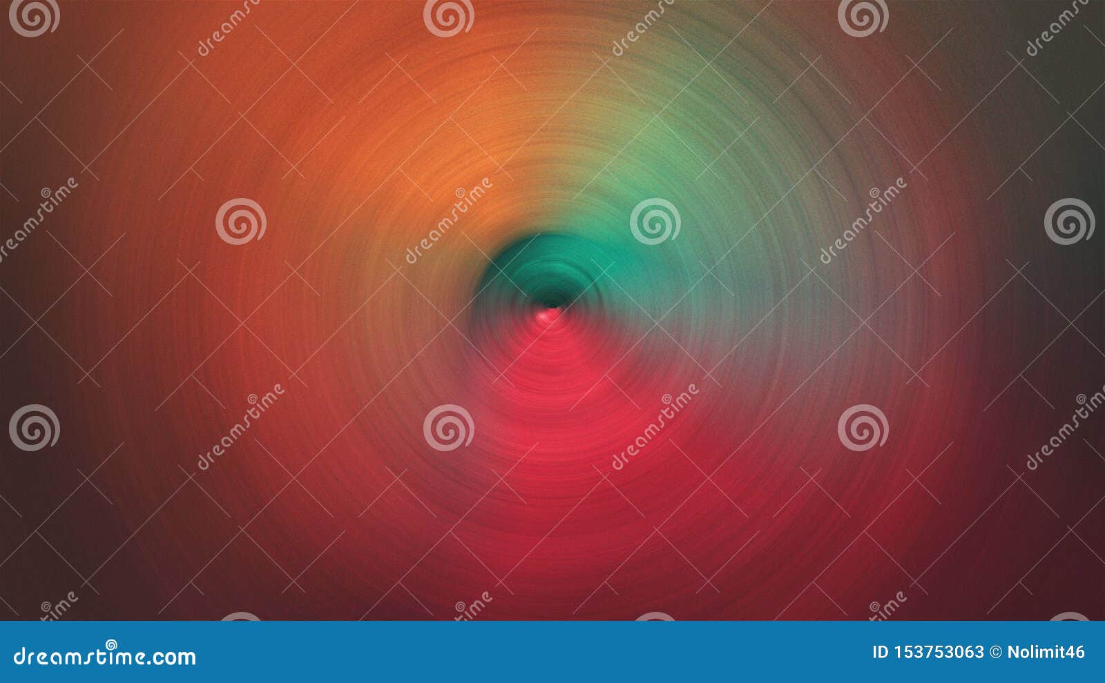 Modern Radial Abstraction with Mixing Colors, 3d Render Background ...