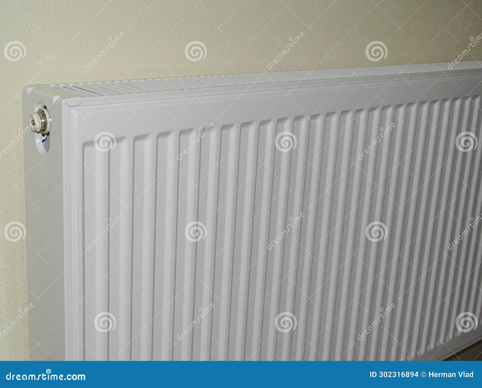 Modern radiator in a house stock photo. Image of temperature - 302316894