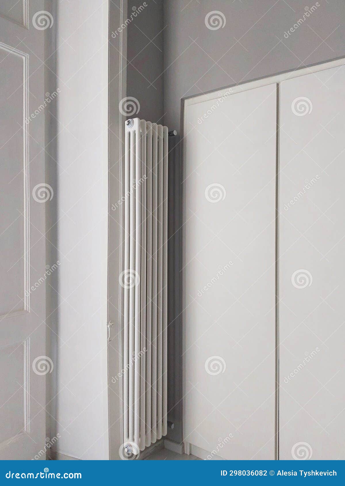 Modern Radiator in Interior. Central Heating System. Heating System ...