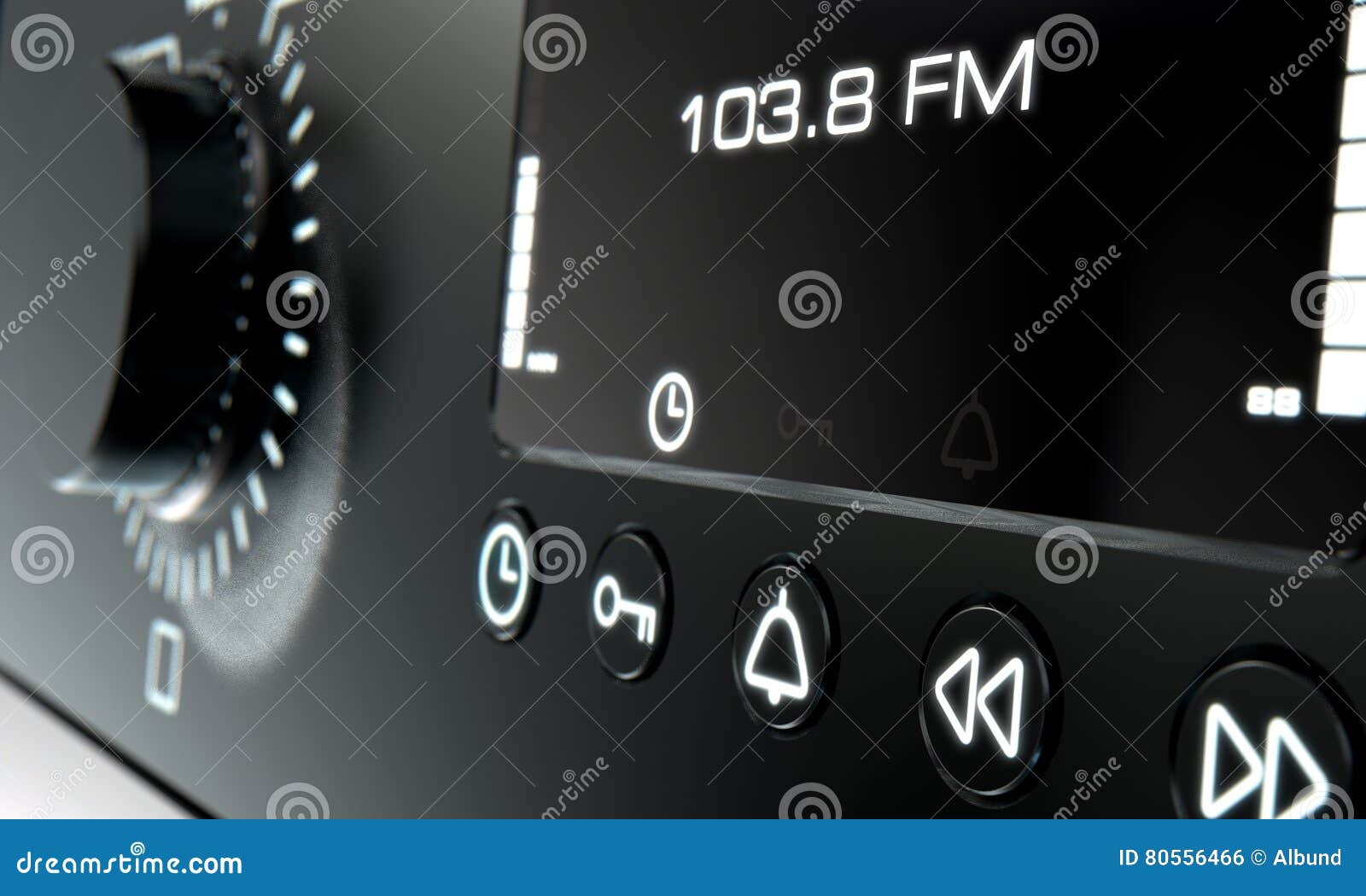 Modern Radio Face stock illustration. Illustration of antenna - 80556466