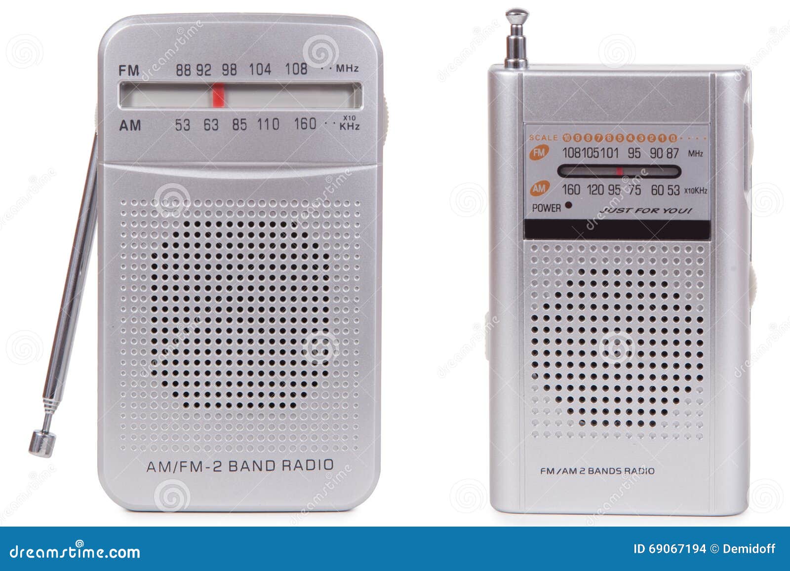 Modern radio stock photo. Image of receiver, gray, media - 69067194