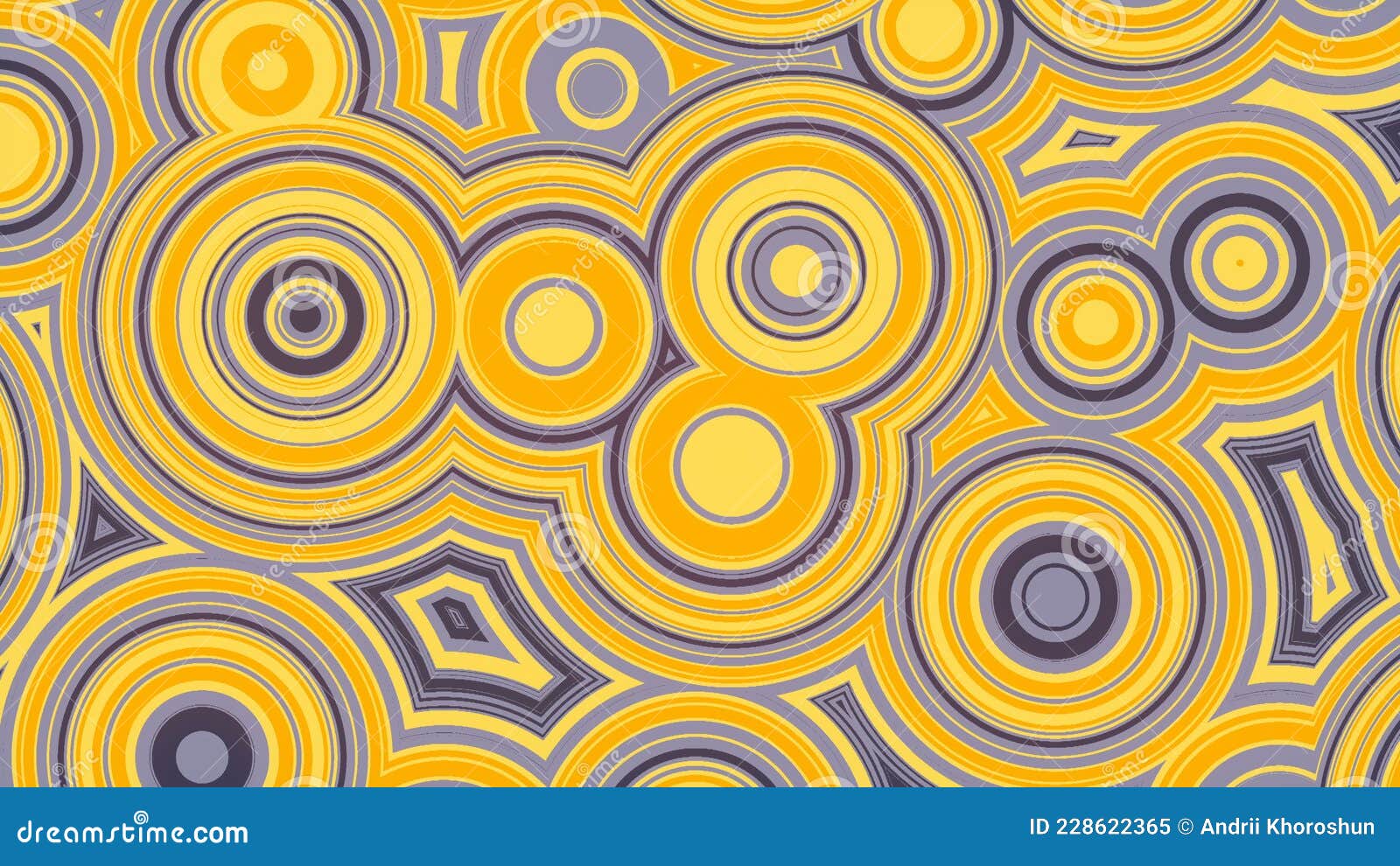 Modern Radio Waves Pattern Geometric Background. 3d Rendering Loop ...