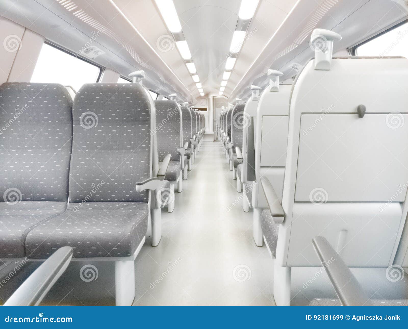 Modern railway carriage stock image. Image of modern - 92181699