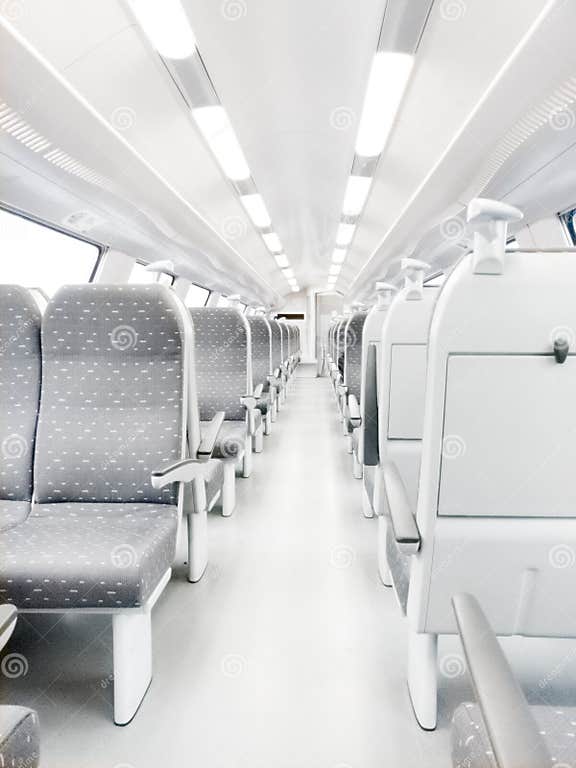 Modern railway carriage stock photo. Image of rail, transit - 92582656
