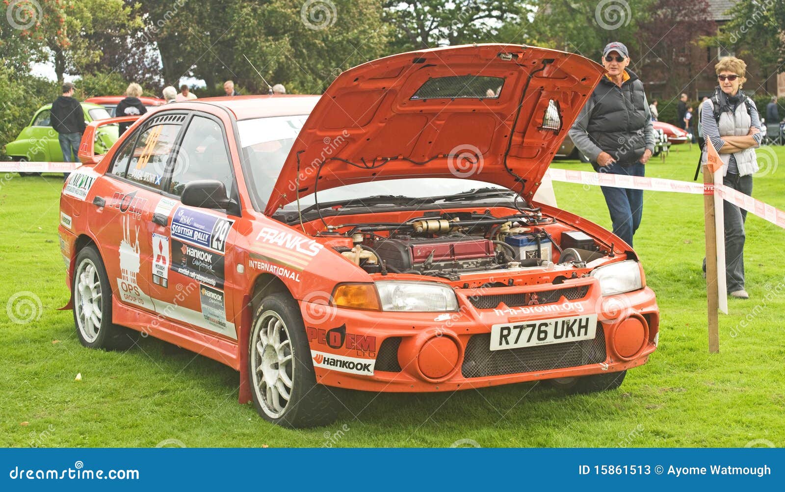 Modern Rally Car Seen at Fortrose. Editorial Stock Photo - Image of ...