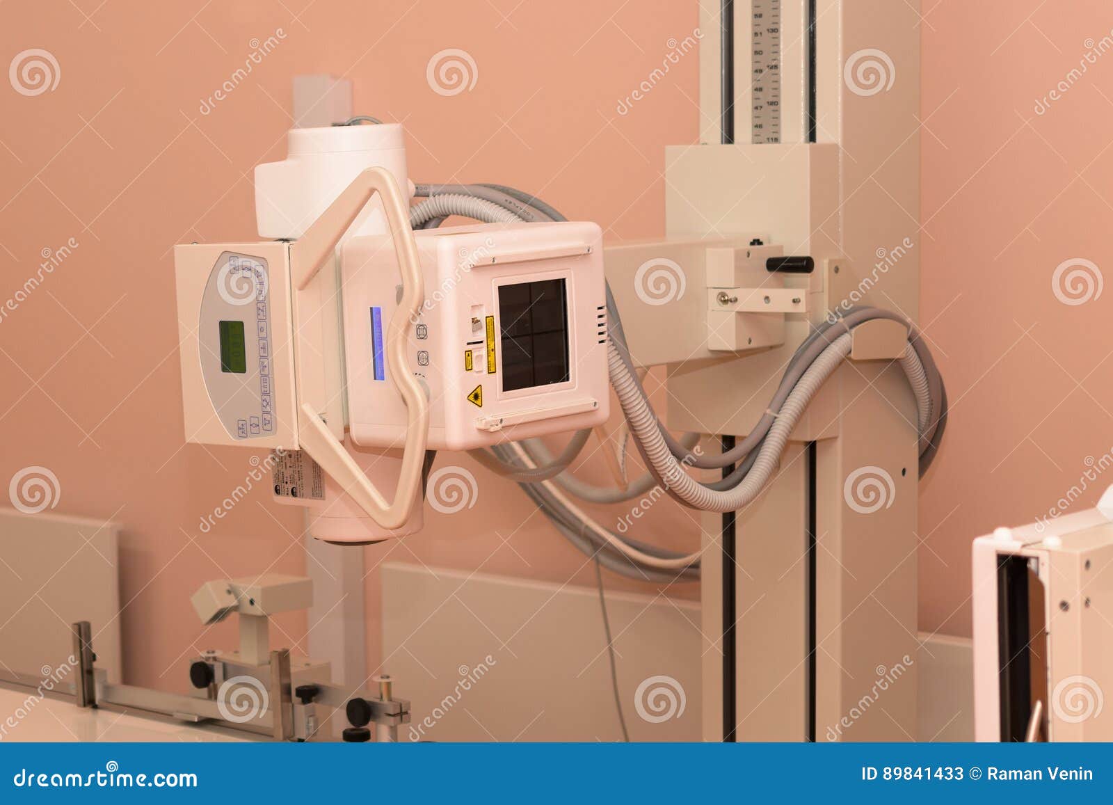 Modern x-ray apparatus. stock image. Image of room, healthcare - 89841433