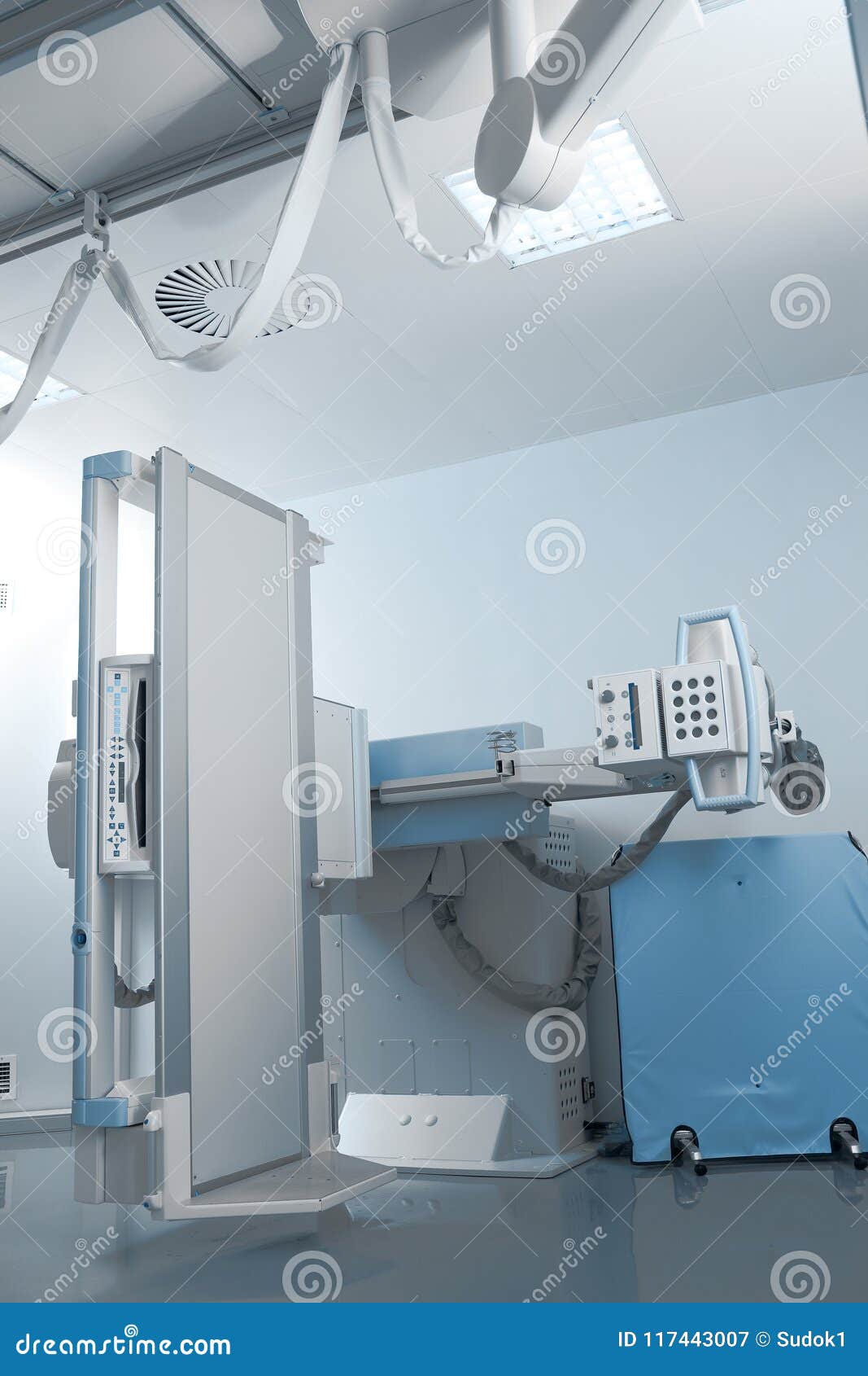 Modern X-ray Apparatus in the Hospital Building Stock Image - Image of ...
